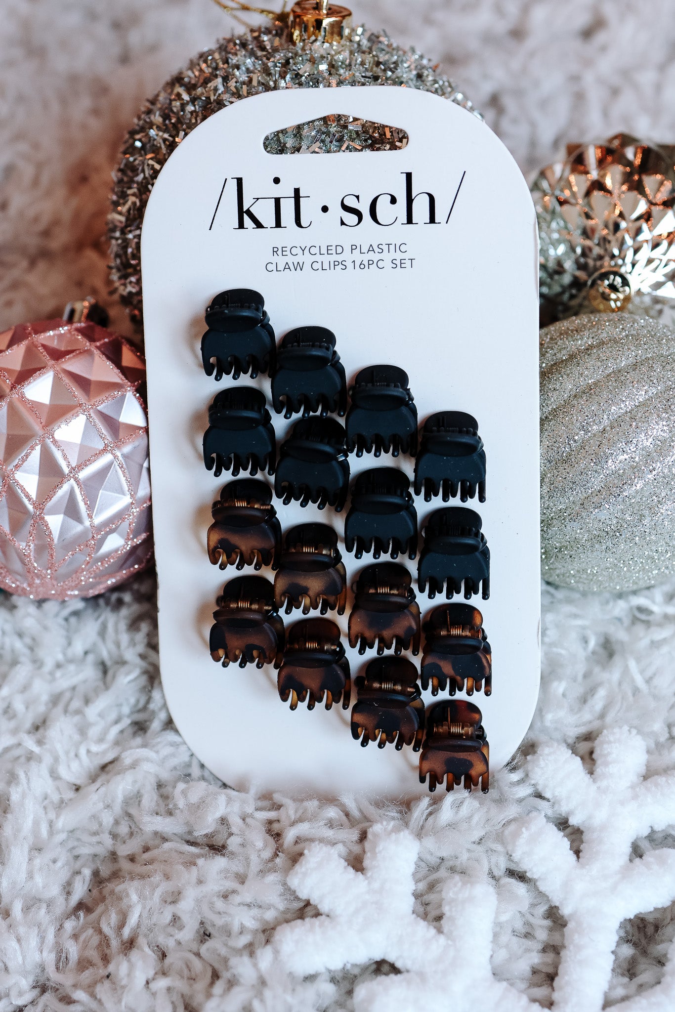 Recycled Plastic Mini Classic Claw Clips 16pc - Black & Tort – Aiden & Oak