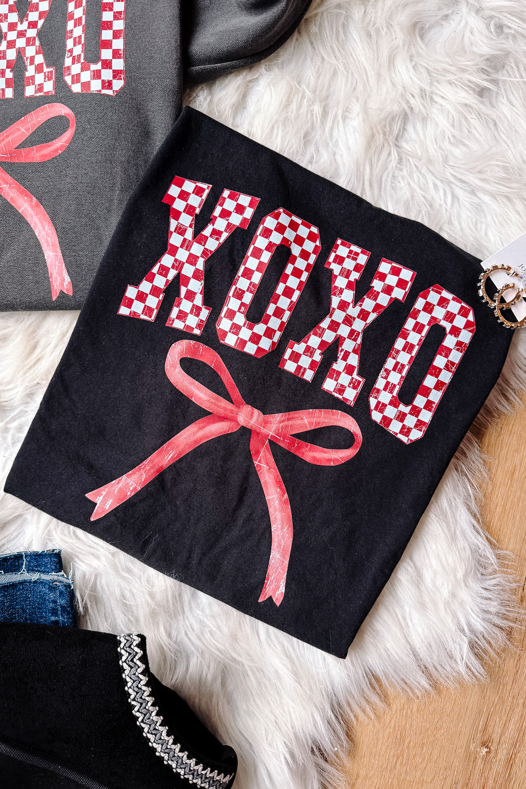 Ribbon XOXO Checkered Graphics - Multiple Styles – Aiden & Oak