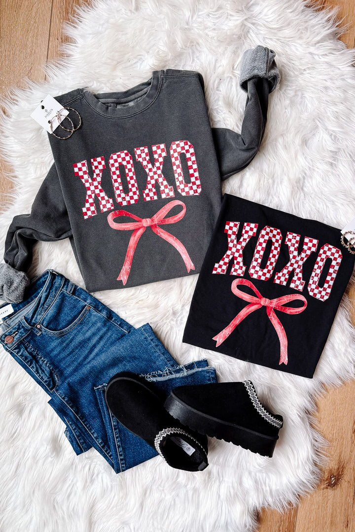 Ribbon XOXO Checkered Graphics - Multiple Styles – Aiden & Oak